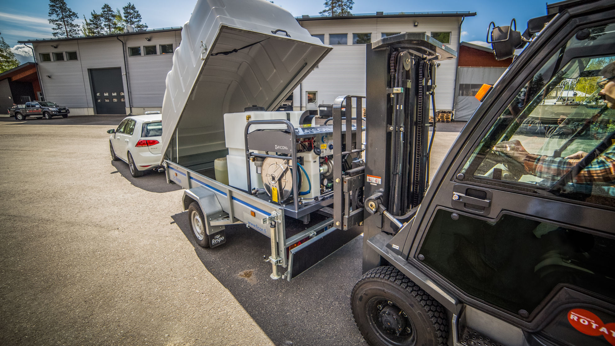 Ficon FC 2025HT bensindriven hetvattentvätt - Maskinparken